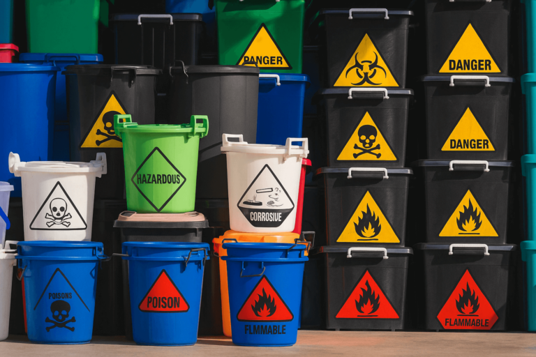 Hazardous Waste Bins in Environmental Protection - Cleanway ...